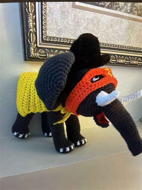 Elephant Horatio Super Hero Sesame St Nanas Crochet Shoppe