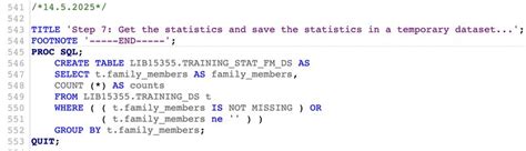 Datascience Sas Sql Dataanalytics Datasciencejourney Dr Khaing Thuzar Mon