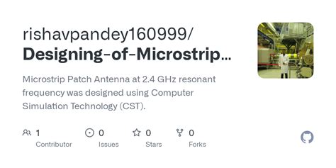 GitHub Rishavpandey160999 Designing Of Microstrip Patch Antenna At 2