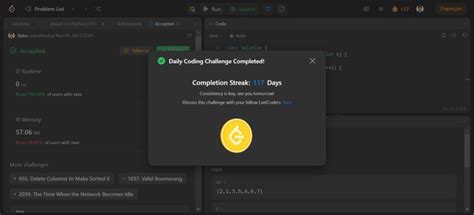 Successfully Solved Leetcode Daily Challenge Baburao Sanivada Posted On The Topic Linkedin