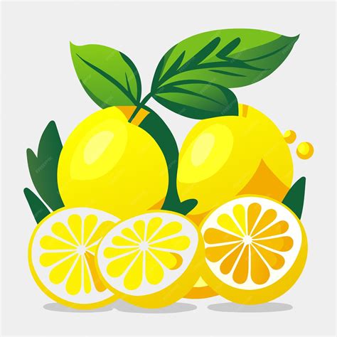 Premium Vector Lemon Vector Illustration