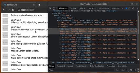 Rendering Large Lists With React Virtualized Logrocket Blog