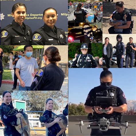 One Police Woman Two Police Milpitas Police Department Facebook