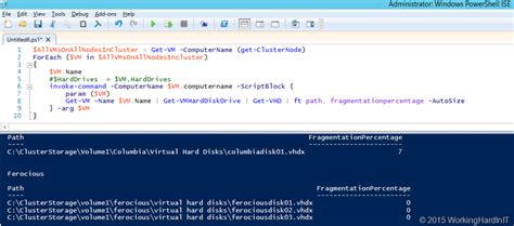 Hyper V And Disk Fragmentation Working Hard In IT