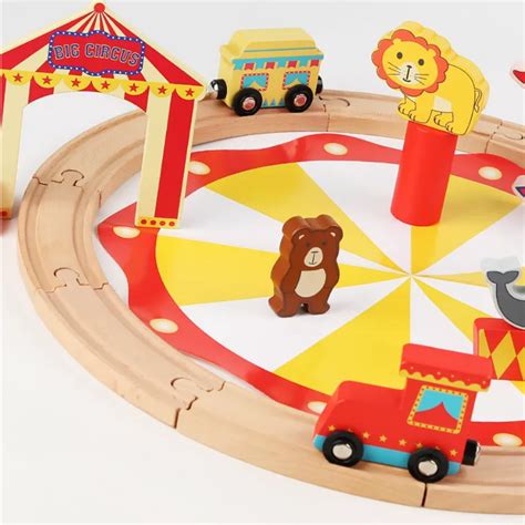 Wooden Circus Train Set - Talu Darling