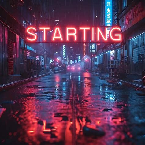 Premium AI Image Photo Of Starting Text With A 3D Rotation Effect And
