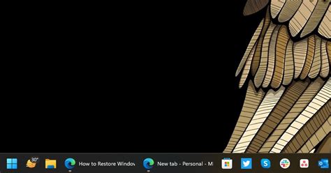 How To Restore Windows 11 Taskbar Labels Using Free Software