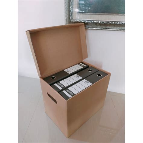 Jual Kardus Box File Dokumen Arsip Polos 36x25x30cm Dus Document Box Harga Paket Isi 10 Pcs