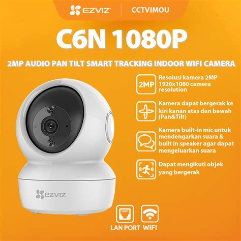 Jual Ezviz C N P Mp Audio Pan Tilt Smart Tracking Indoor Wifi Camera Shopee Indonesia