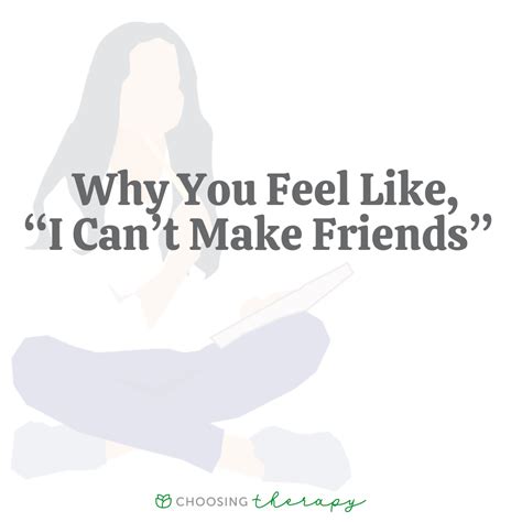 Why Cant I Make Friends