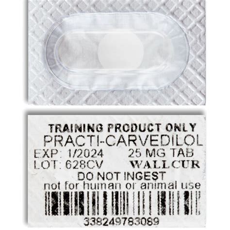 Wallcur 1024970 Practi Carvedilol 25 Mg Oral Unit Dose