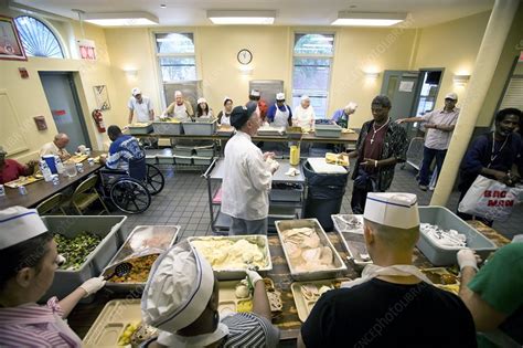 Soup Kitchen Usa Stock Image C0106884 Science Photo Library