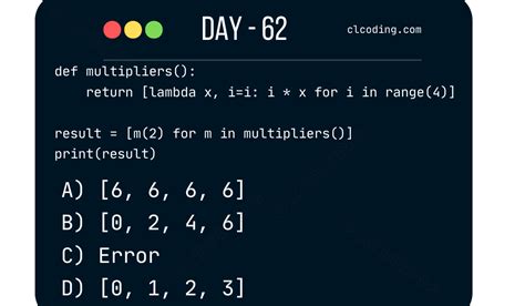 Python Coding Challenge Day 62 What Is The Output Of The Following