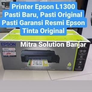 Jual Printer Epson L1300 Epson L 1300 Garansi Resmi Khusus Cetak A3 ...