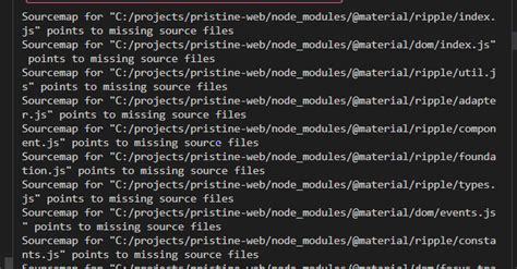 Sourcemap For Materialjspoints To Missing Source Files · Issue 502 · Hperrin