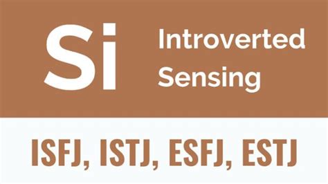 What Is Introverted Sensing Si Explained