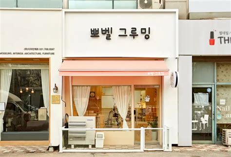 아기자기한 옐로우 컬러로 포인트를 준 8평 애견미용실 인테리어 분당 서현동