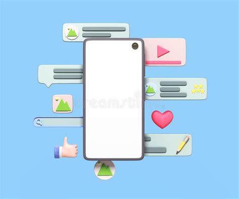 Mobile Application Development Concept Smartphone With Ui Elements