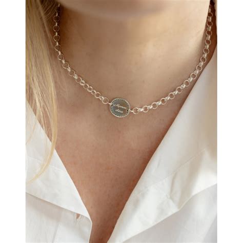 Collier Personnalisable Argent Lady Little Boo