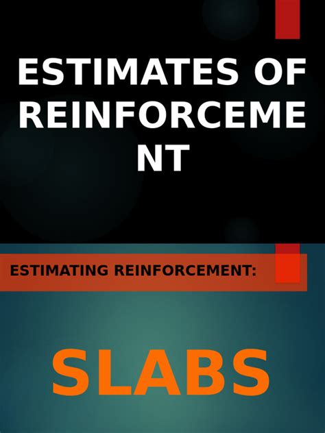 Reinforcement Slabs Pdf
