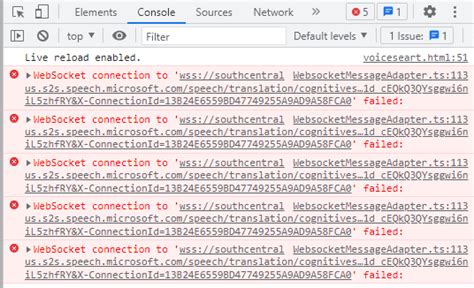 Unable To Contact Server Statuscode 1006 Undefined Reason · Issue