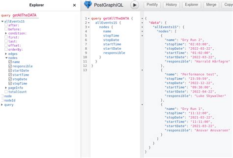 postgresql elm graphq get list of all objects from connection query