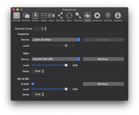 Audio Outputs In Propresenter Renewed Vision