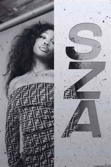 Sza Black And White Wall Art Poster Aesthetic Wall Decor