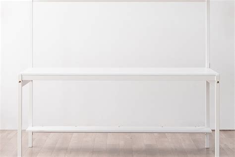 에어론 리버서블 오피스 데스크 책상테이블높은선반 800~2000mm2colors 위시버킷