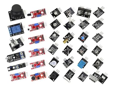 Kit Para Iniciantes Em Arduino Uno R3 Mega256 37x Sensores Teknimas