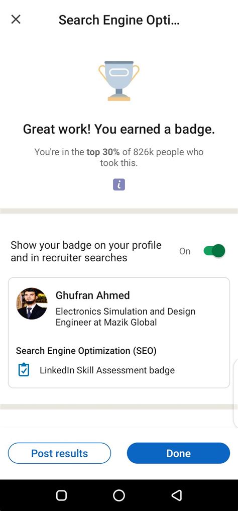 muhammad ghufran ahmed on linkedin linkedinskillassessment