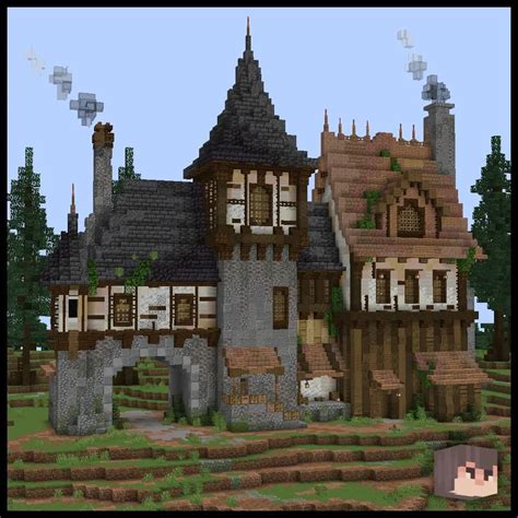 Ataj Minecraft Content Creator On Instagram Big Medieval House Hey Guys Here Is A Build I