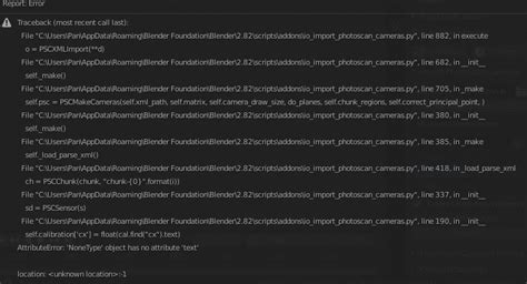 Import Agisoft Photoscan Metashape Cameras Released Scripts And Themes Blender Artists
