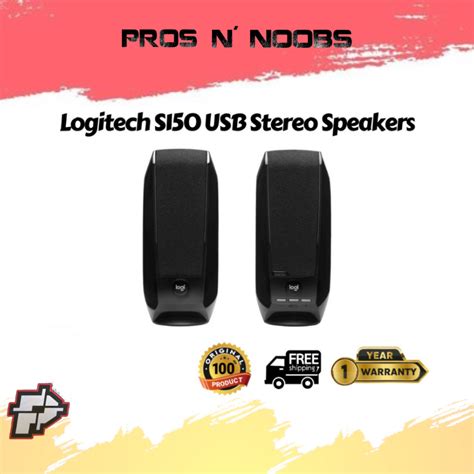 Logitech S Usb Stereo Speakers Small Compact Design For Desktop Or Laptop Shopee Malaysia