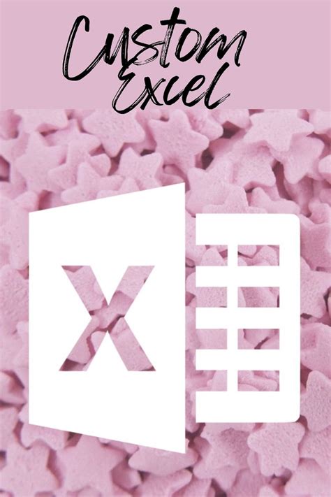 Custom Excel Templates Etsy