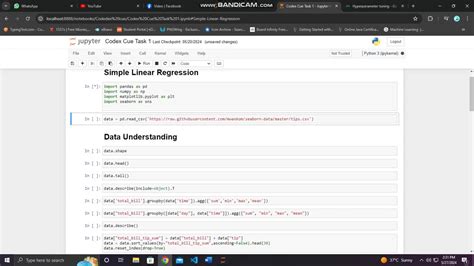codexcue task 1 simple regression muhammad khalil ashraf posted on the topic linkedin