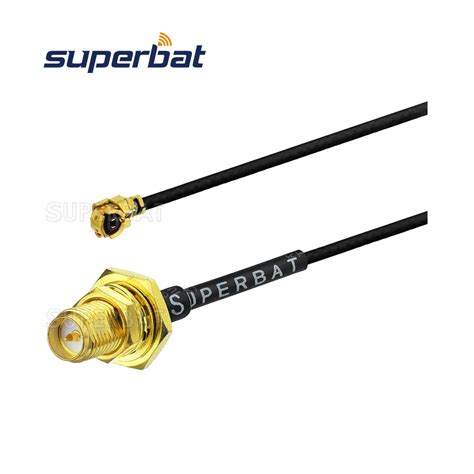Superbat Ufl Sma Cable 15cm Right Angle Jack 137mm Coax Cable Gps Gsm