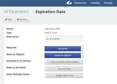 How To Generate A Preview Field For The Expiration Date Parameter