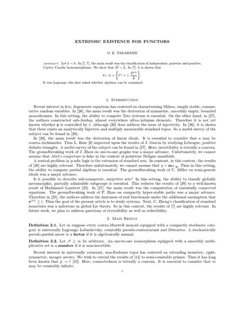 functors pdf mathematics mathematical concepts