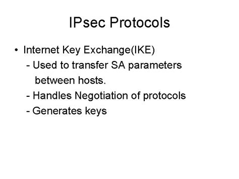 What Is In Presentation What Is Ipsec Why