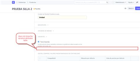 It Does Not Show Variable Attributes Table When Creating Product In V11 · Issue 15934 · Frappe
