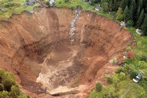 The Giant Sinkhole Near Solikamsk Tripled · Russia Travel Blog