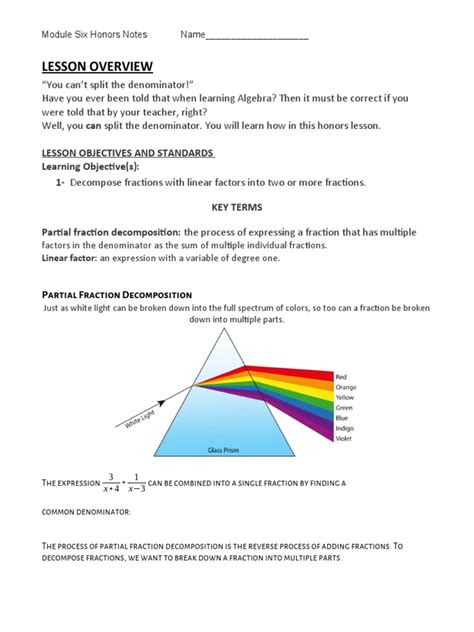 Module Six Honors Guided Notes Pdf Applied Mathematics Mathematical Analysis Module Six Honors Guided Notes Pdf Applied Mathematics Mathematical Analysis