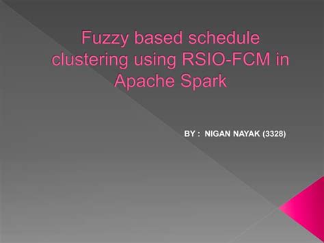 Fuzzy Clustering Using Rsio Fcm Ppt Pptx