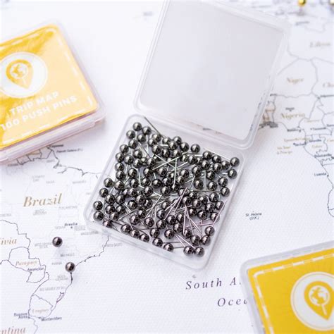 How To Choose The Size Of A Push Pin Map Push Pin Travel Maps