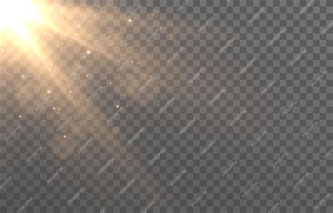 격리 된 투명 한 배경에 벡터 마법의 빛입니다 라이트 Png 먼지 입자 마법의 빛 Png 프리미엄 벡터