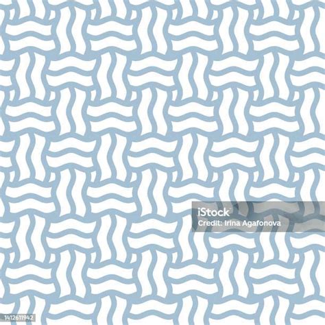파란색과 흰색 파도가 매끄러운 패턴 벡터 선형 장식품 다채로운 기하학적 배경 0명에 대한 스톡 벡터 아트 및 기타 이미지 0명 곡선 그래픽 프린트 Istock