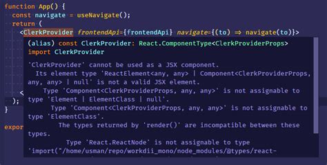 Clerkprovider Typescript Error · Issue 209 · Clerkjavascript · Github