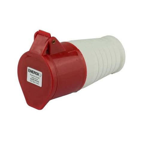 Вилка силовая переносная ENERGIO 013(2P+PE) 16A 220В IP44 LEE-013 ...