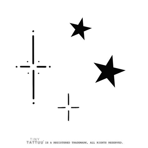 Stars Temporary Tattuu Tiny Tattuu